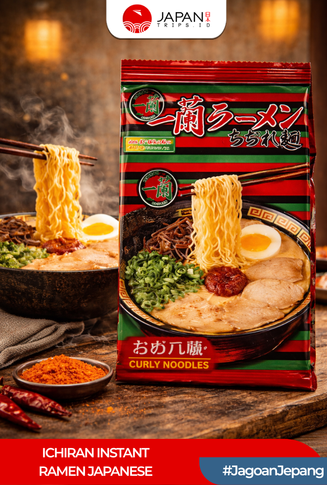Ichiran Ramen Curly / Straight 5 Pcs Original Jepang – Ramen Jepang Pr ...