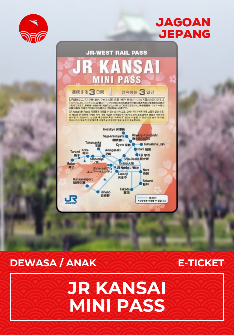 JR Kansai Mini Pass | Japan Rail Osaka Nara Kyoto Kobe – japanlives