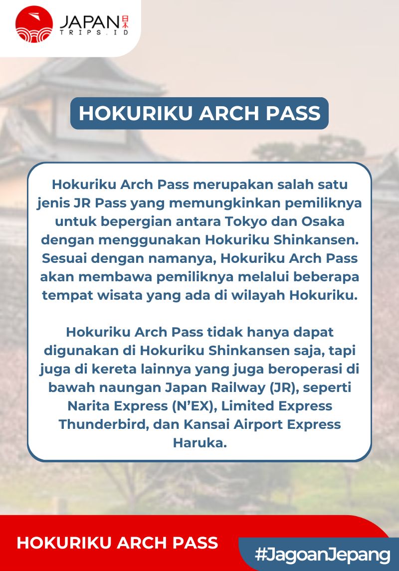 Hokuriku Arch Pass 7 Days – Japantrips