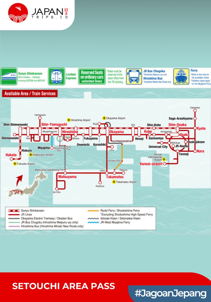 Setouchi Area Pass 7 Days – Japantrips