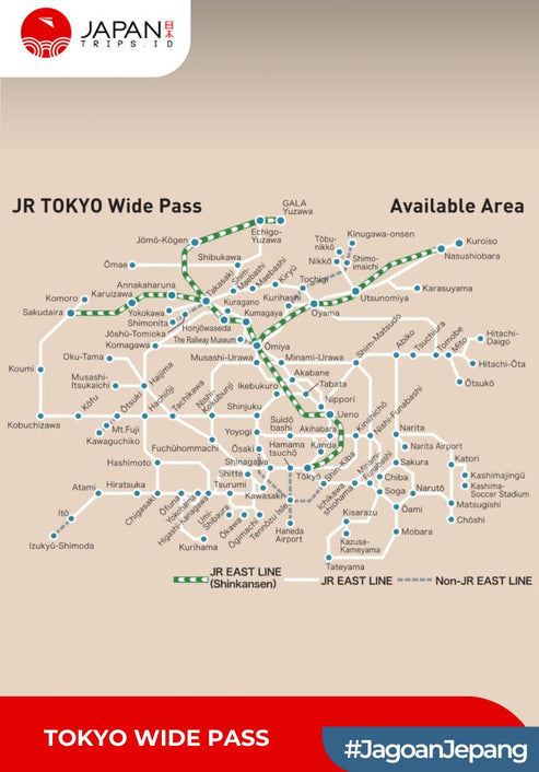 Tokyo Wide Pass 3 Days | JR Pass Tokyo Wide – japanlives