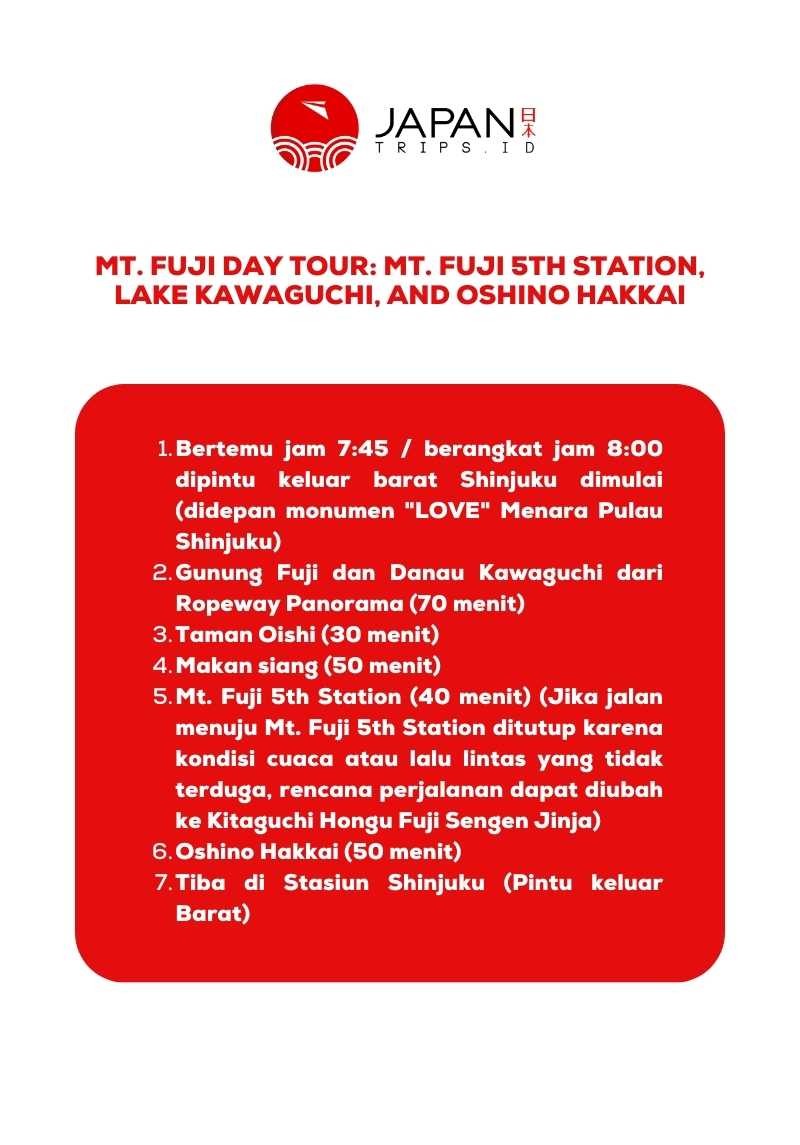 One Day Tour – japanlives